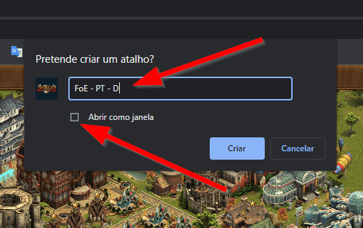 FoE - Virou APP no PC !!! - Espaço de José Longo